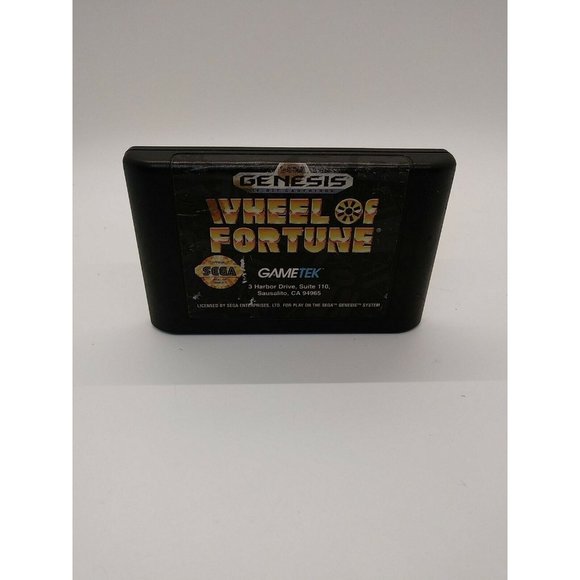 Video Games & Consoles | Sega Genesis Wheel Of Fortune | Poshmark